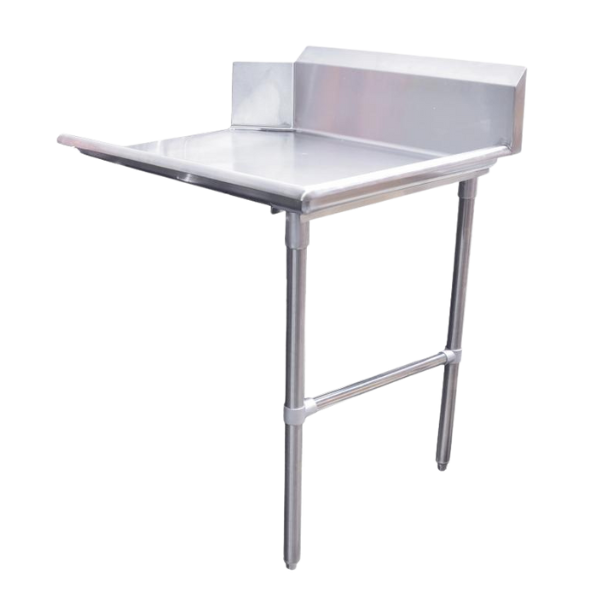 26" Stainless Steel Clean Dish Table – Right Side | Les Équipements ...