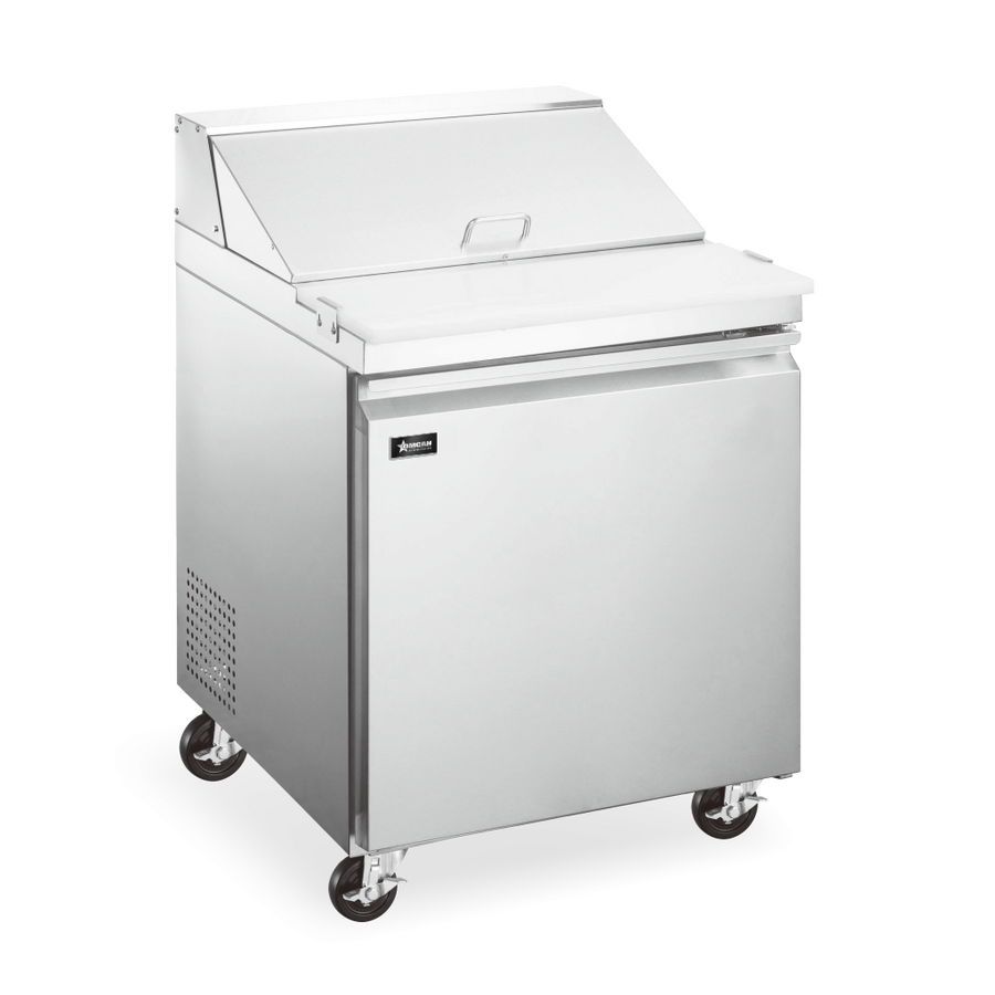 28″ Refrigerated Prep Table, 1 Door, 5.7 cu.ft. Capacity | Les ...